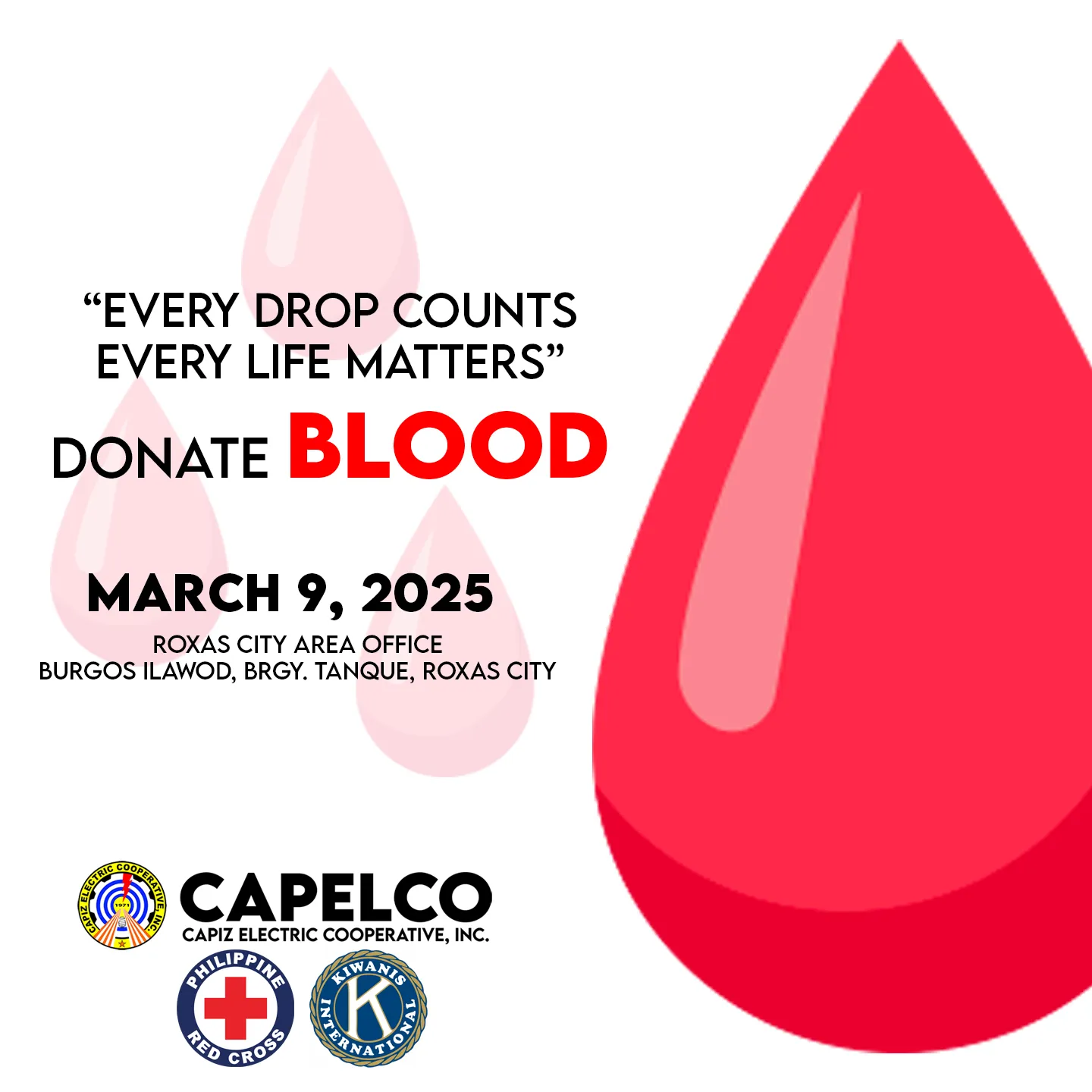 CAPELCO, Kiwanis, and Red Cross Team Up for Blood Letting Activity ...